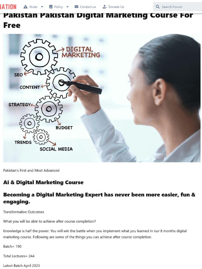 IDM Pakistan Digital Marketing Course For Free 04 29 2025 - 12 - 50 ...