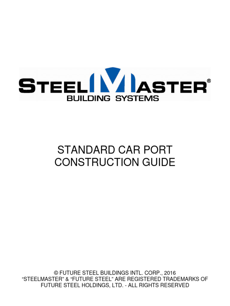Carport Construction Materials Guide | PDF | Screw | Corrosion
