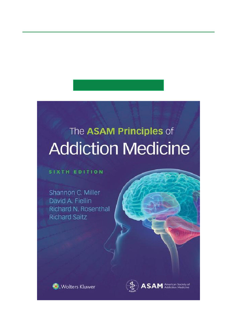 The ASAM Principles of Addiction Medicine 6th Edition Full Chapter ...