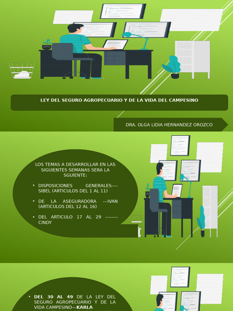 Der - Proc-Agrario - Ley Del Seguro Agropecuario y de La Vida Del Campesino | PDF
