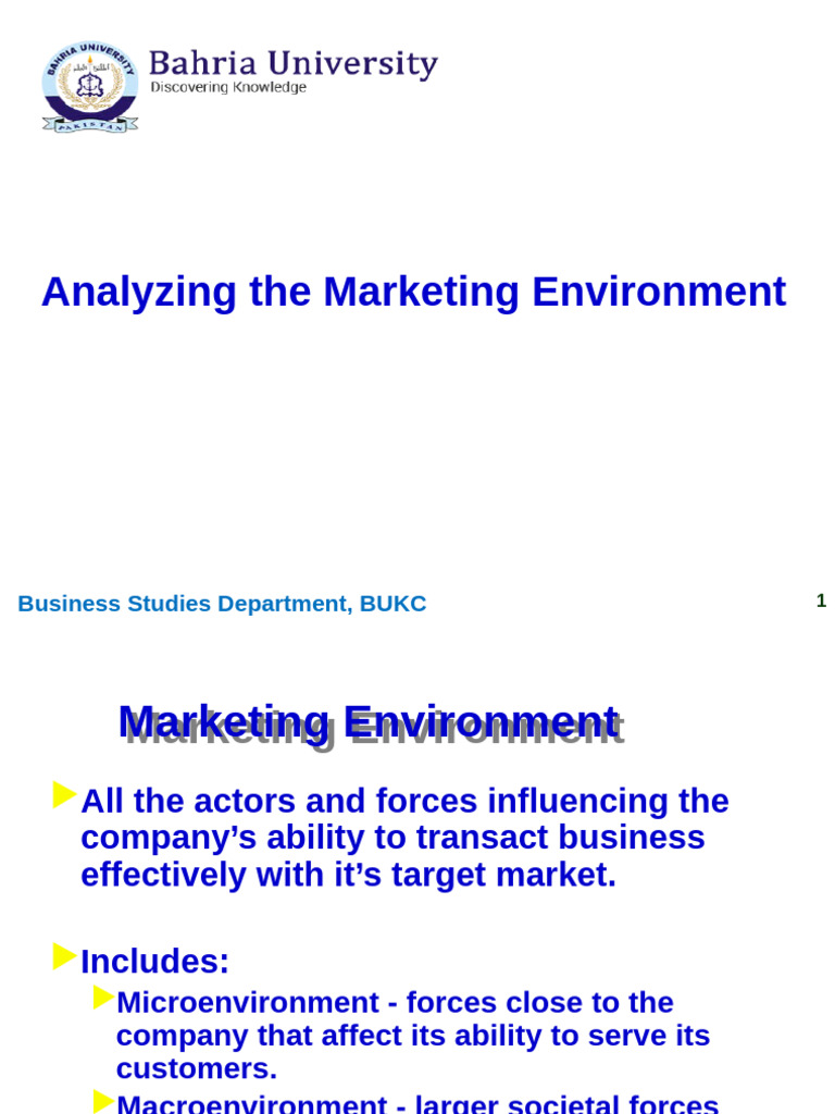 Micro and Macro Environments 24022025 030104pm | PDF | Business Economics | Business