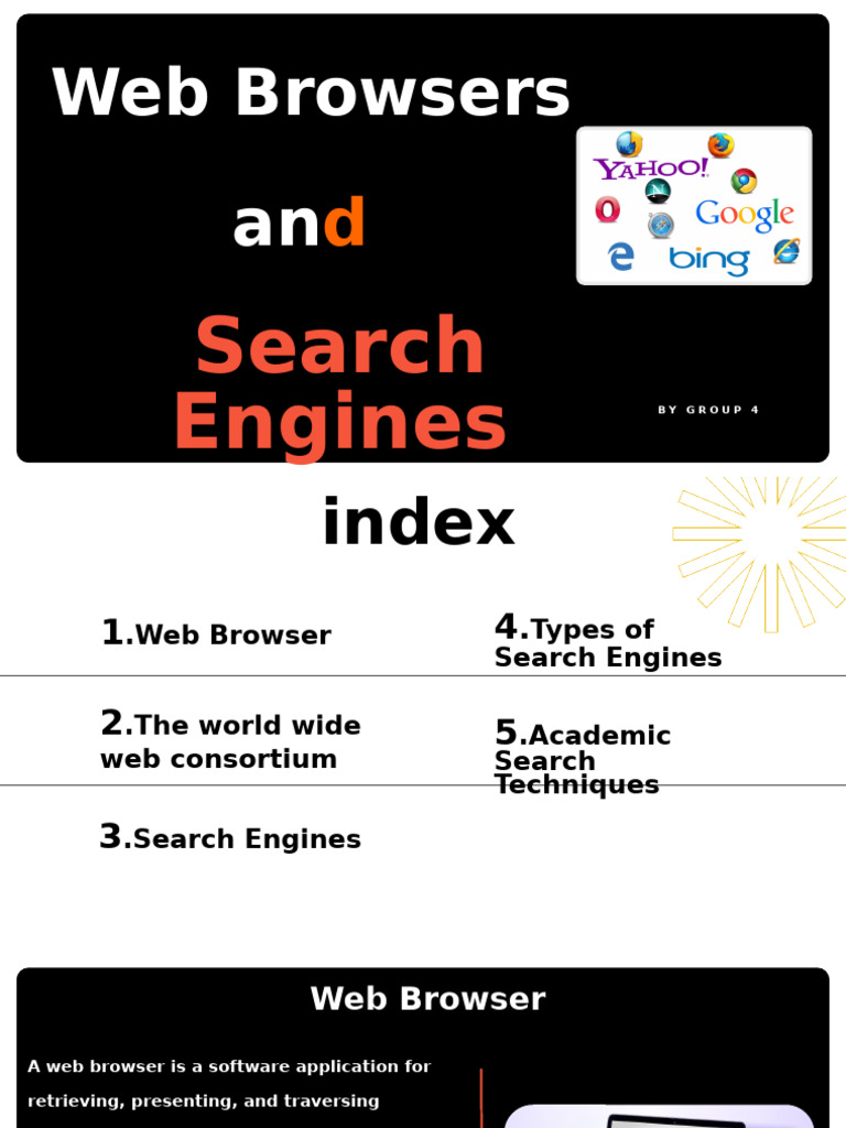 IT Group 4 Web Browsers and Search Engines | PDF | World Wide Web ...
