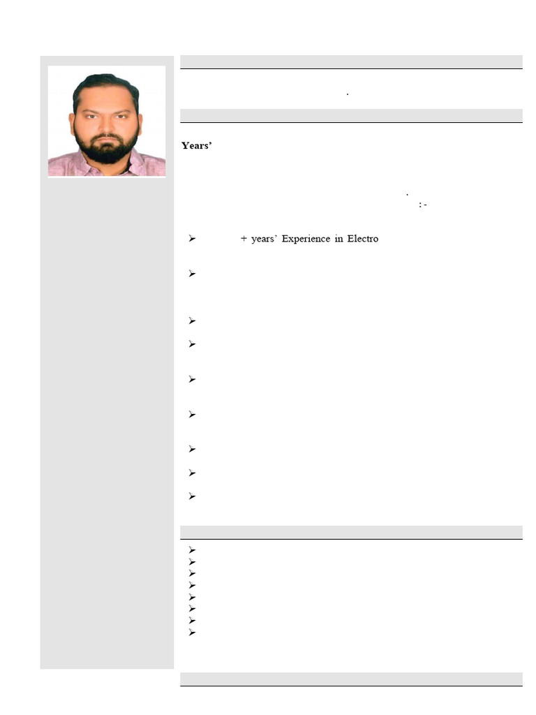 Saifali Khan Mep Engineer CV | PDF | Specification (Technical Standard)