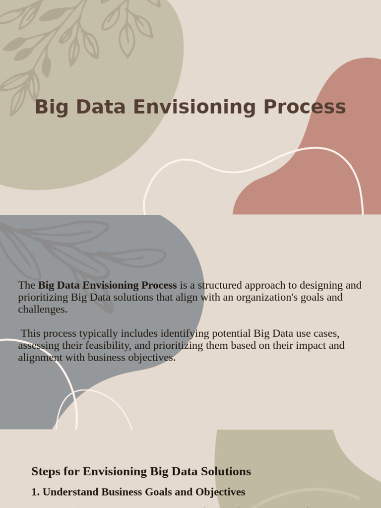 Big Data Envisioning Process | PDF | Performance Indicator | Big Data