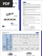 TRANE - FCU Selections | PDF | Thermostat | Heat Exchanger