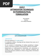 Optimization Techniques in Pharmaceutical Formulation and Processing | PDF | Mathematical ...