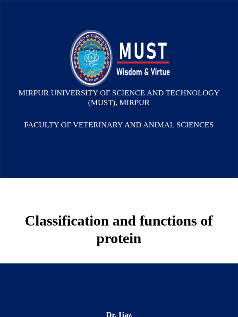 Classification of Protein | PDF | Proteins | Biochemistry