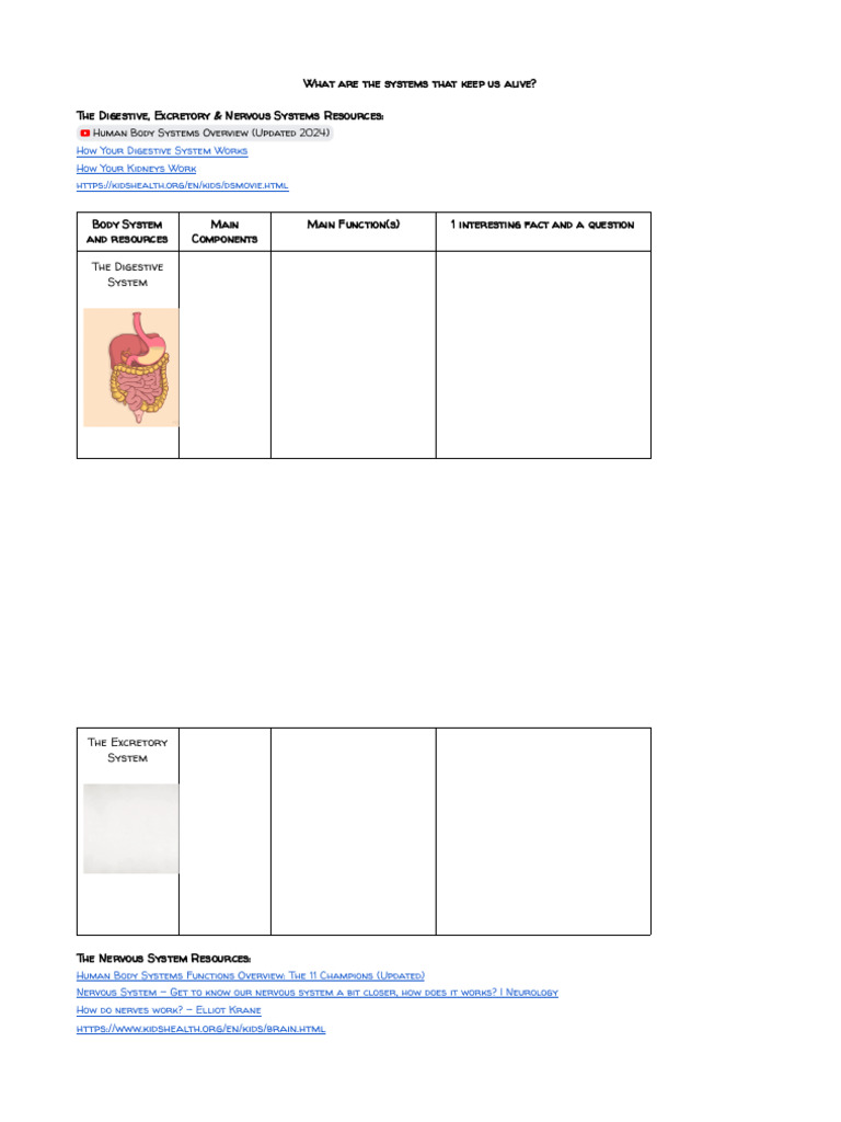 Farah Marmash - Q4 Human Body Systems Day 2 | PDF