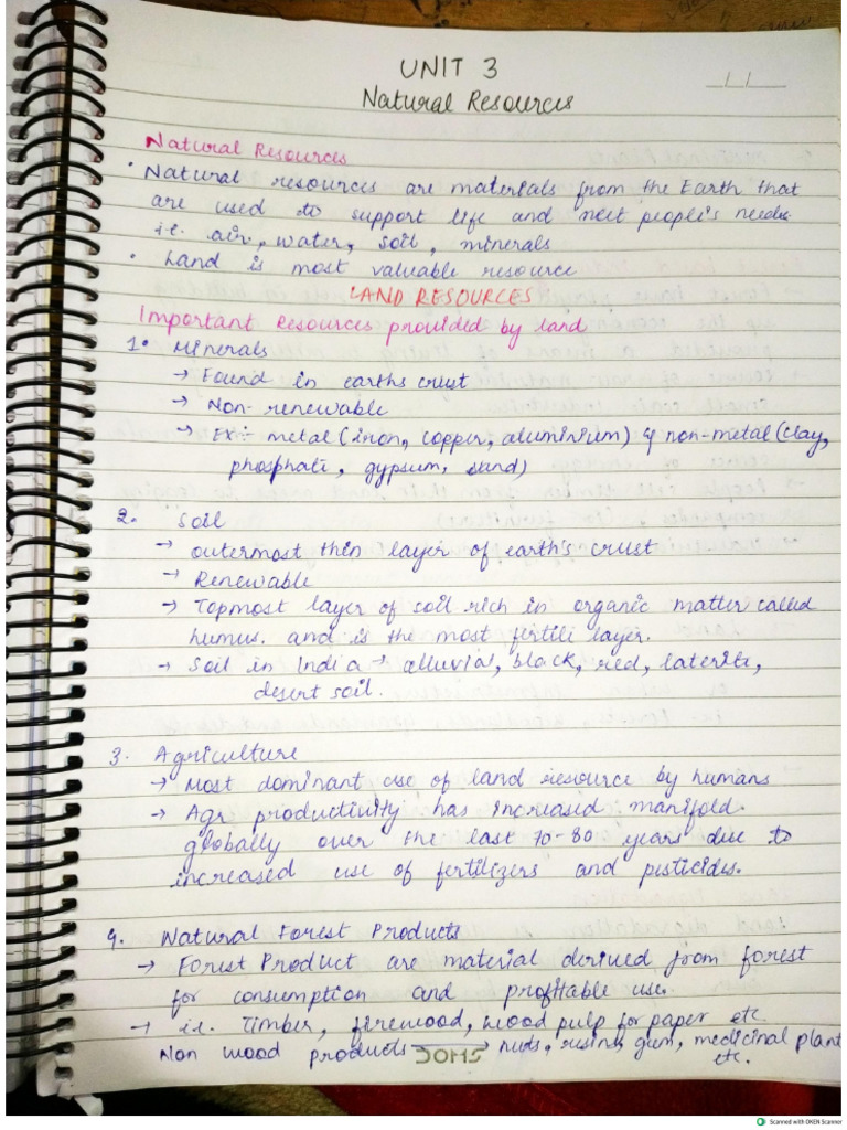 UNIT 3 EVS Notes | PDF
