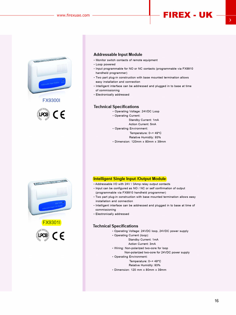 IO Module Firex | PDF