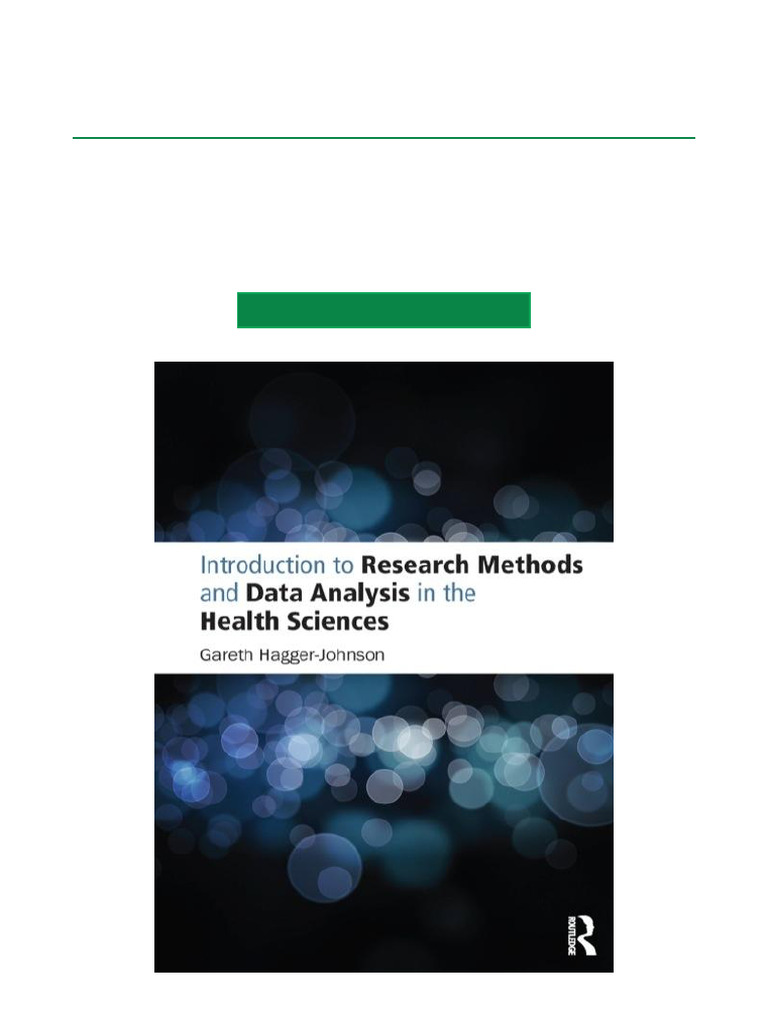 Research Methods in Health Sciences | PDF | Logistic Regression ...