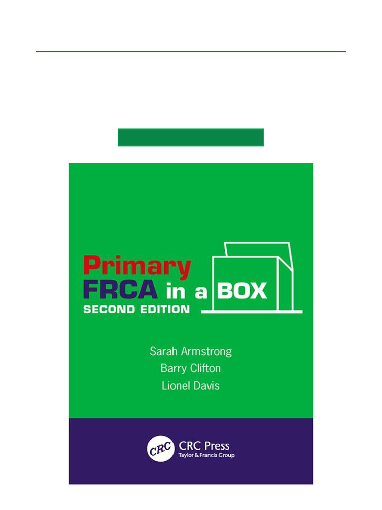 Primary FRCA in A Box, 2nd Edition Full Text PDF | PDF | Kidney | Damping