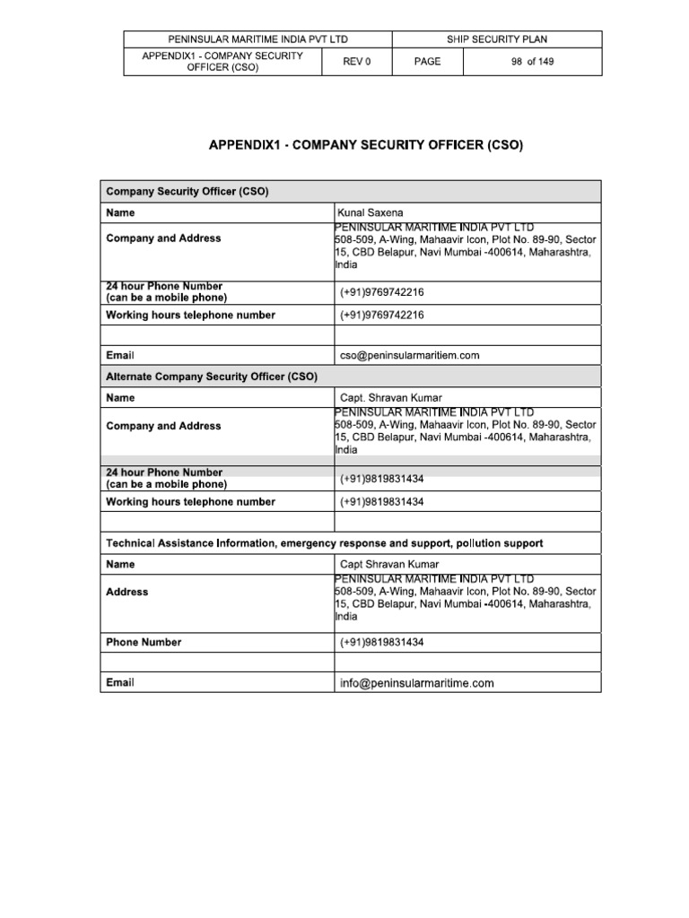 1.cso Certificate | PDF