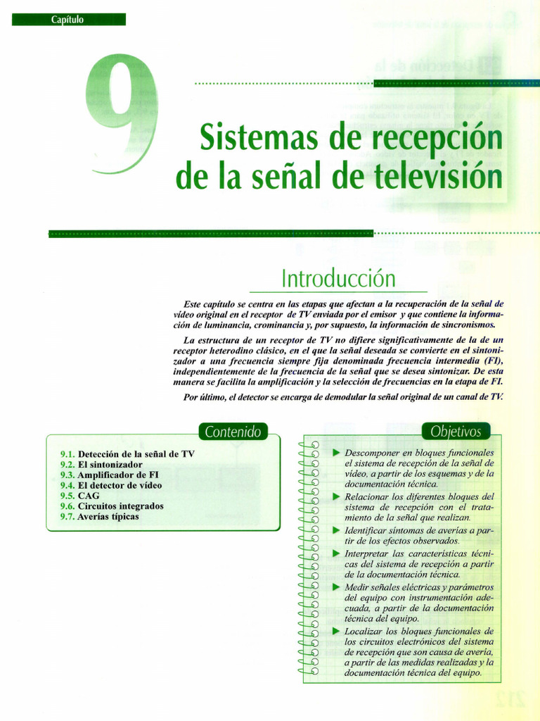EQP T09 Sistemas de Recepción de La Señal de TV | PDF