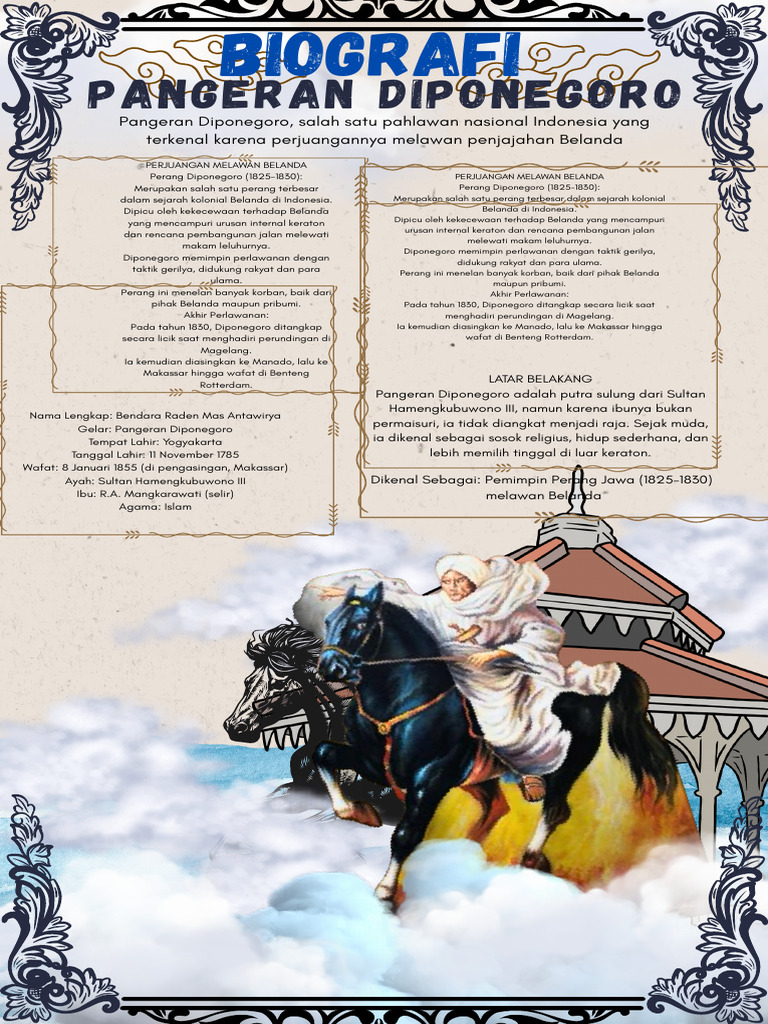 Biografi Pangeran Diponegoro PDF | PDF