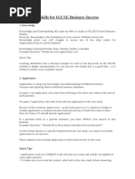 Structuring a 9 Mark Business Answer | PDF | Educational Assessment And ...