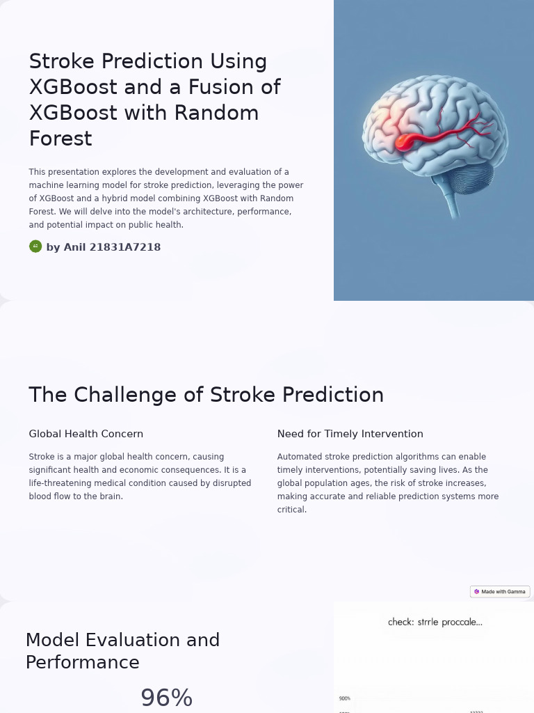 Stroke Prediction Using XGBoost and A Fusion of XGBoost With Random Forest | PDF | Stroke ...