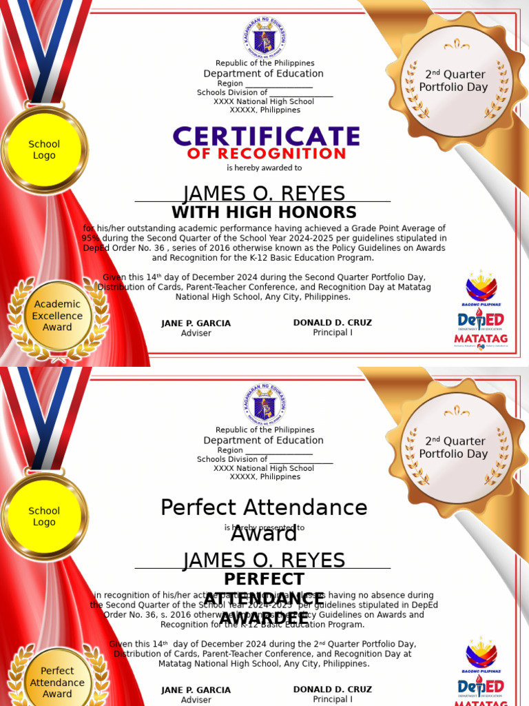 Certificate of Recognition 5 | PDF