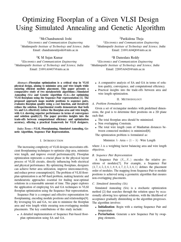 Original Ieee Paper Major Project | PDF | Genetic Algorithm | Mathematical Optimization