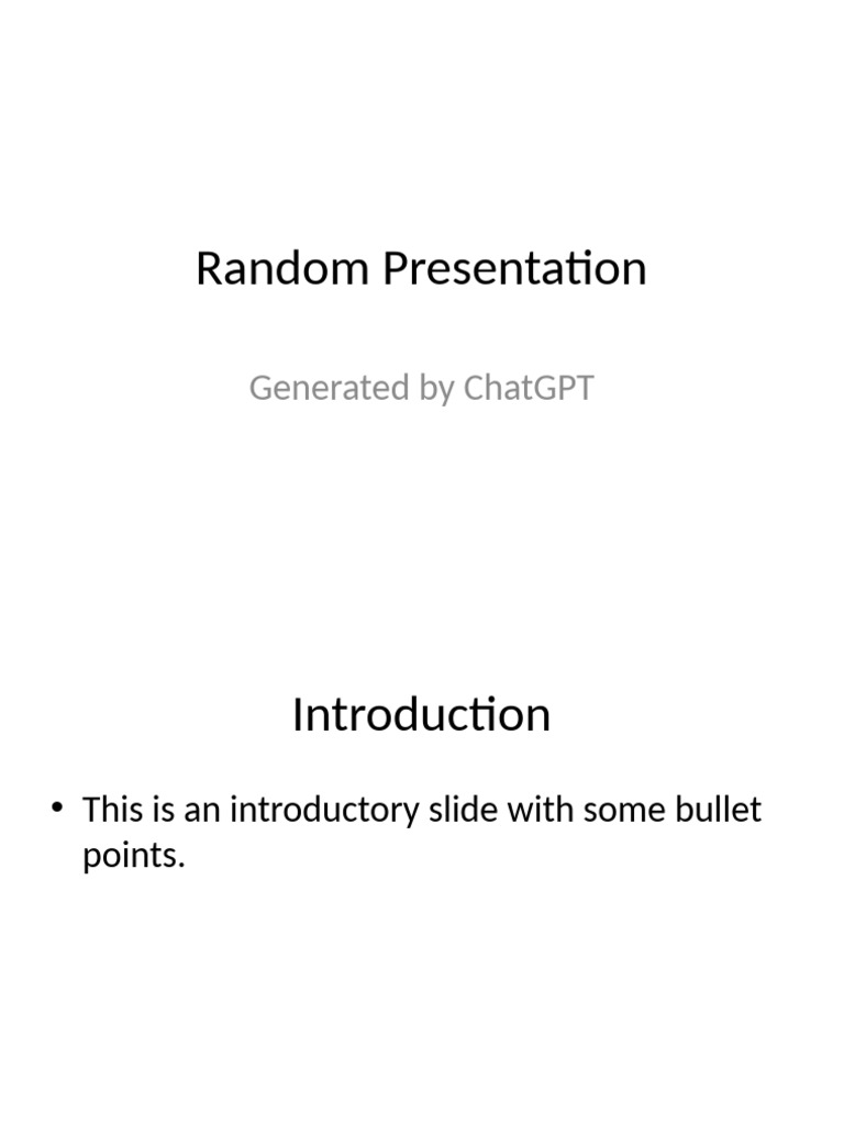 random_presentation | PDF