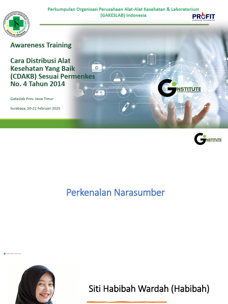 Materi Awareness CDAKB Training 20-21 Feb 2025 | PDF