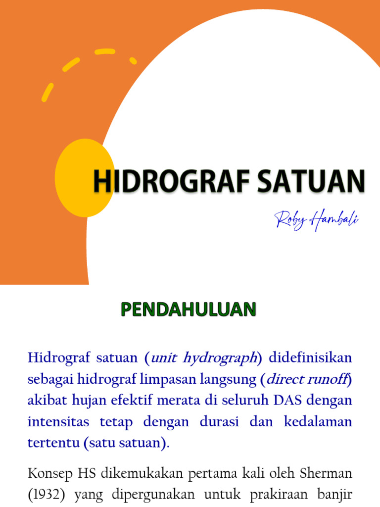 Analisis Hidrograf Satuan DAS dan Metode | PDF