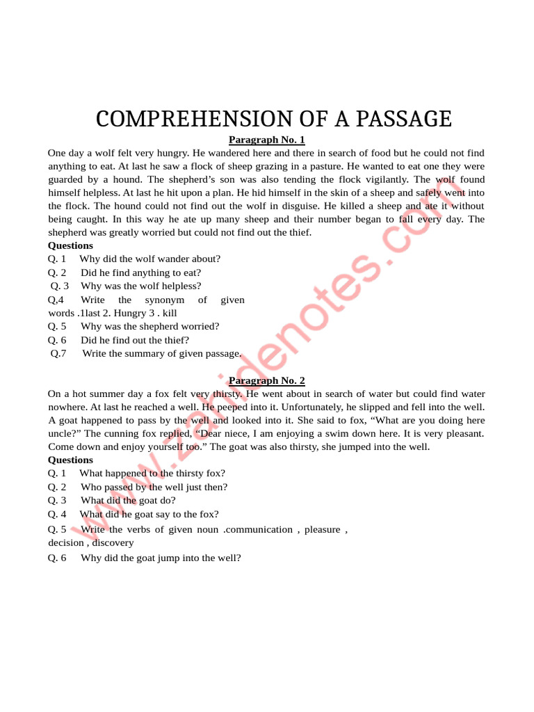 9th Class English Comprehension Notes Solved | PDF | Pottery | Telegraphy