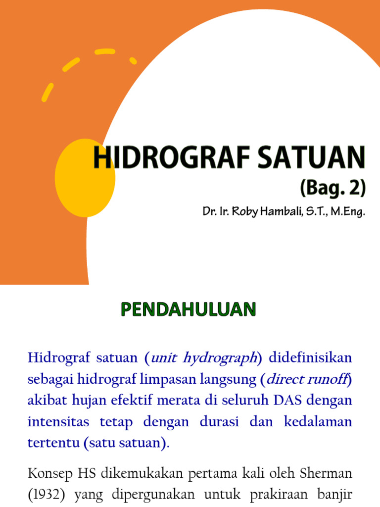 Hidrograf satuan sintetik | PDF