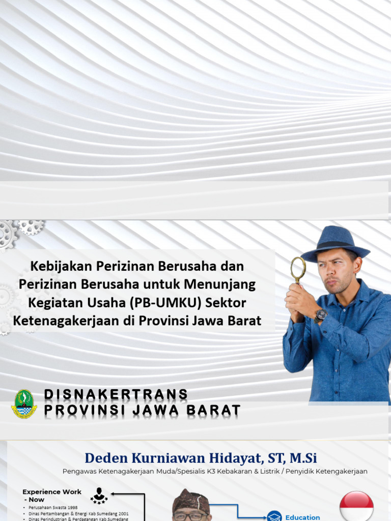 Paparan Di DPMTSP - Dinaskertrans Jabar | PDF