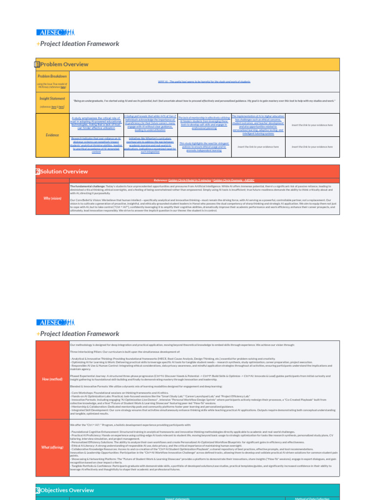 PROJECT IDEATION FRAMEWORK - Group Work Challenge - TMP Spring 2025 - 2 ...