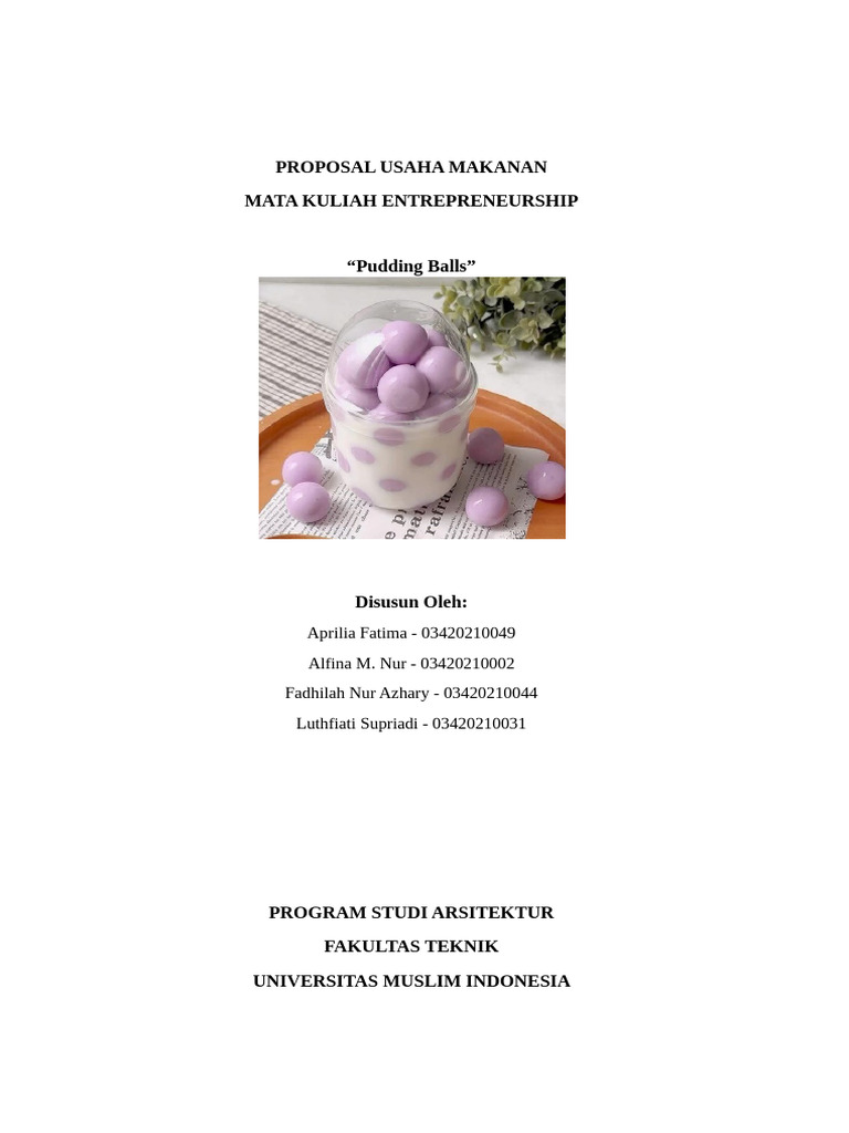 Pudding Balls | PDF
