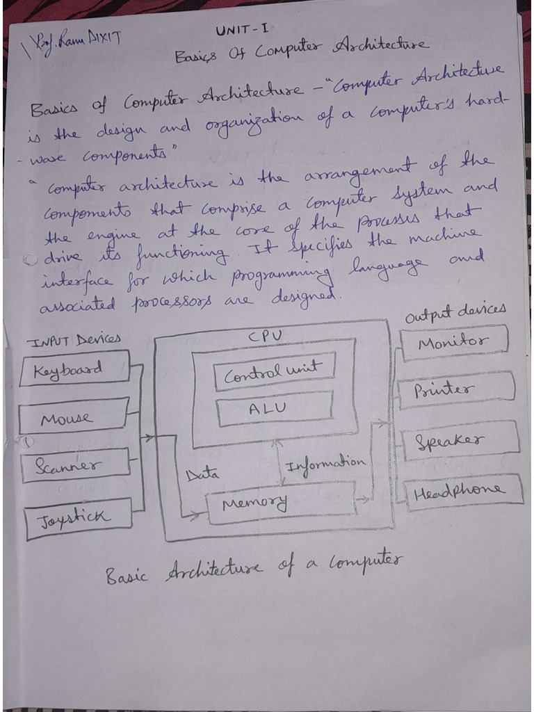 Computer Architecture Notes 2 | PDF
