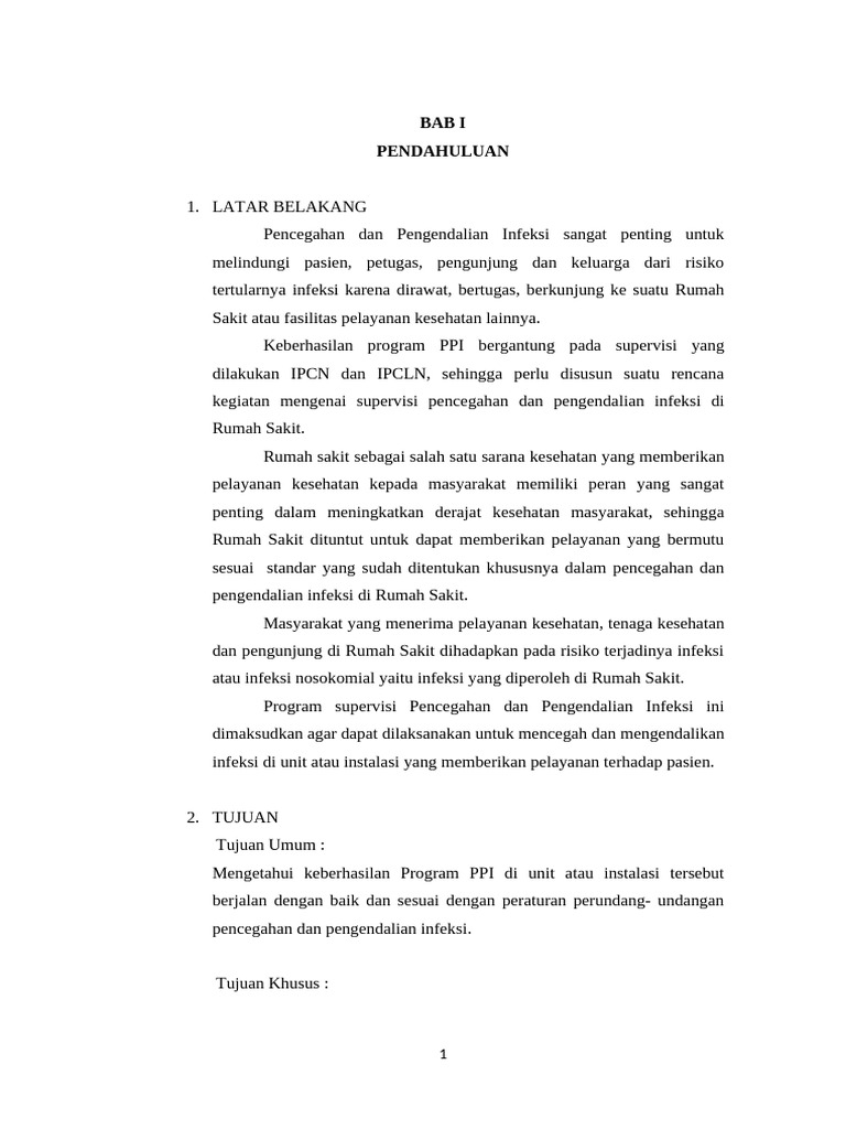 Lap Supervisi Ppi 3 Bulan | PDF