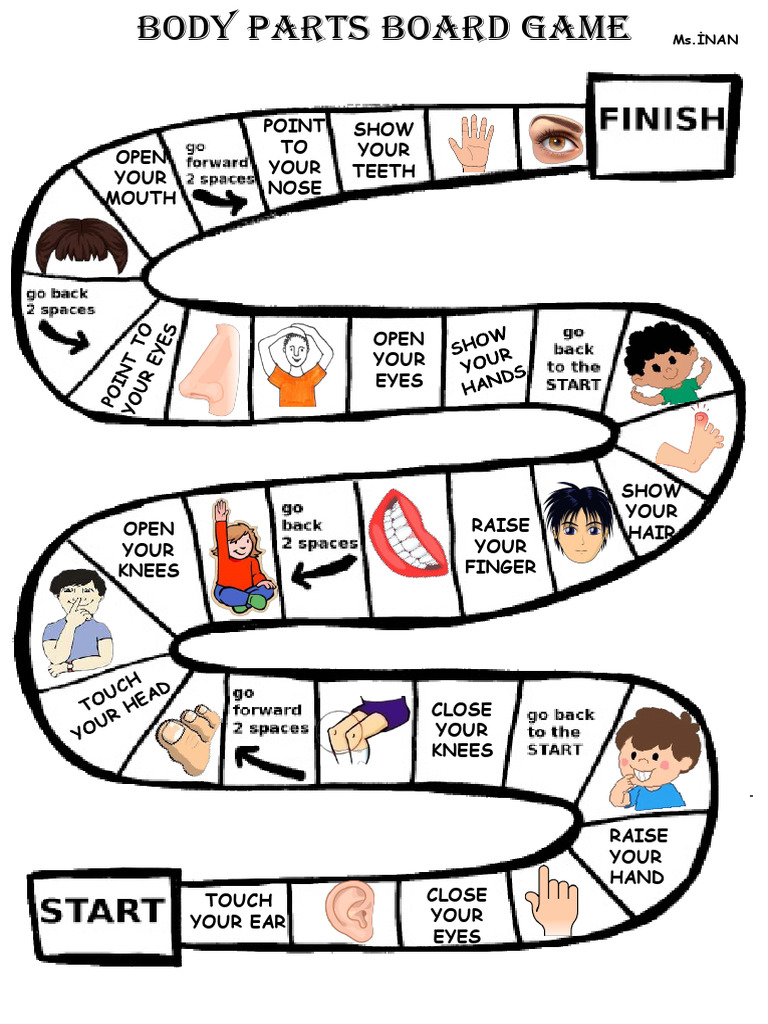 Body Parts Board Game | PDF