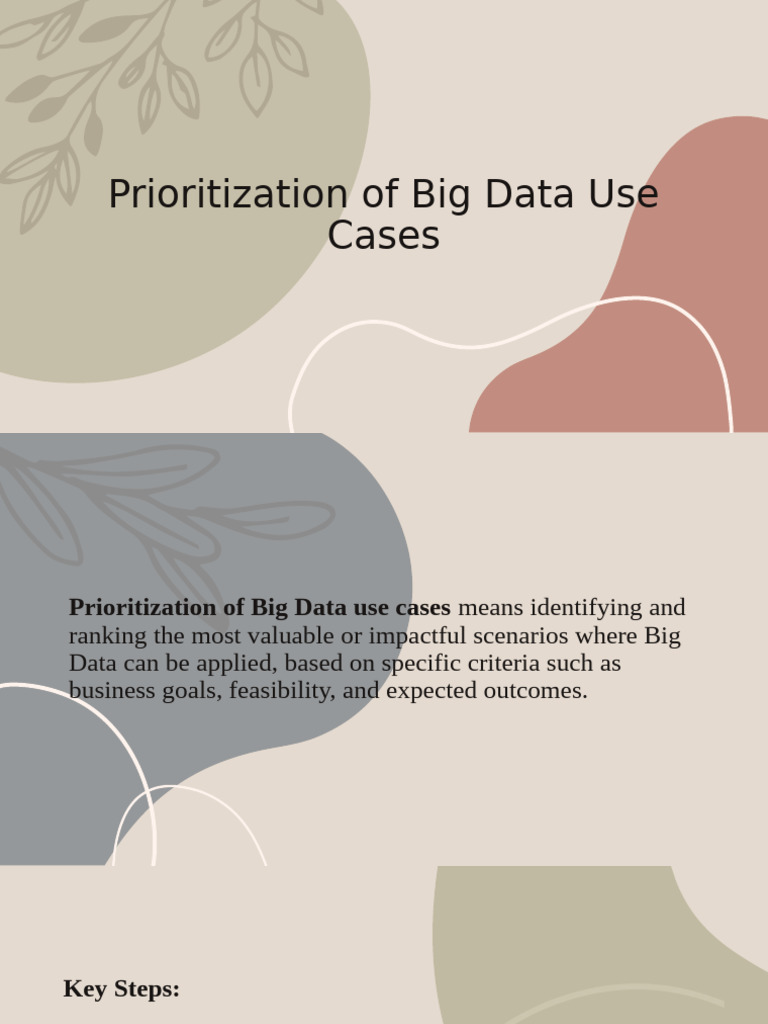 Prioritization of Big Data Use Cases | PDF | Big Data | Risk