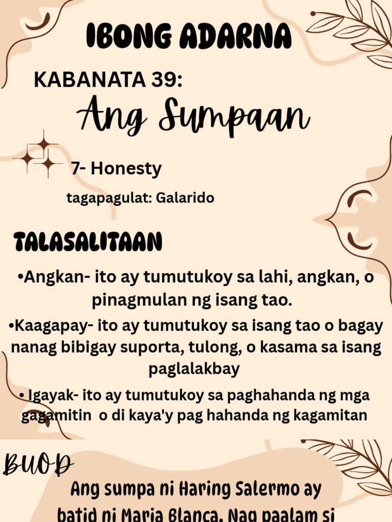 7-Honesty Kabanata-39 20250402 135921 0000 | PDF