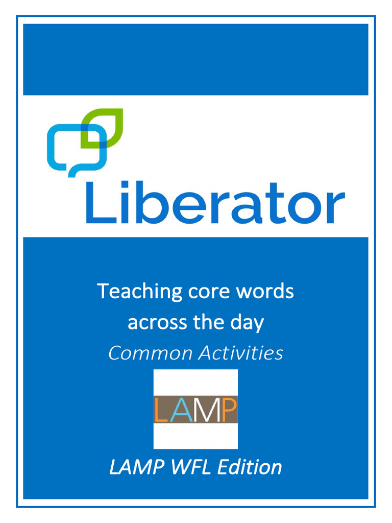 TCW2019 LAMP WFL Edition Common Activities | PDF | Vocabulary | Word