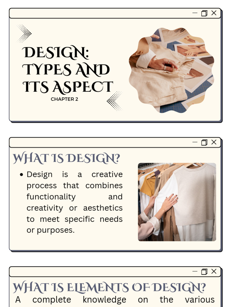 Design Types and Aspects Overview | PDF | Composition (Visual Arts) | Color