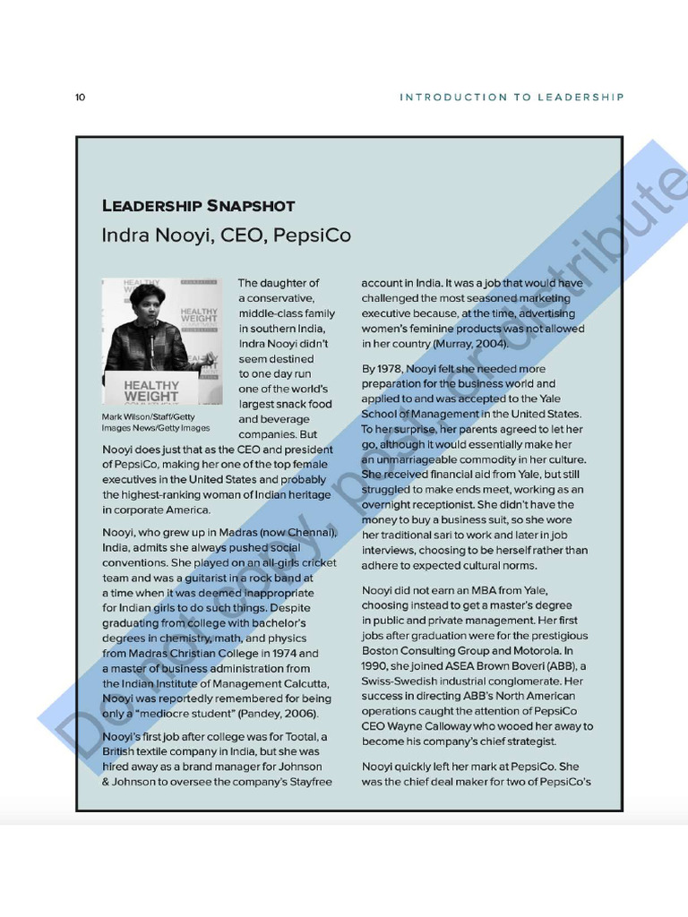 Chaptrt 1 Leadership Snapshot | PDF