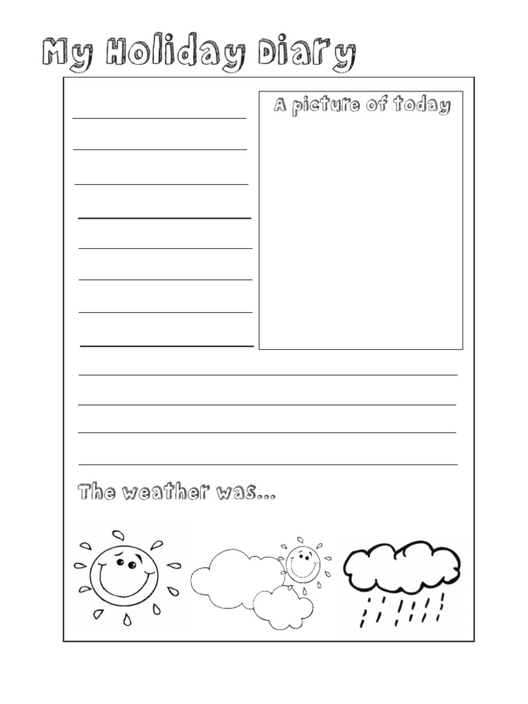 Holiday Diary 2 | PDF