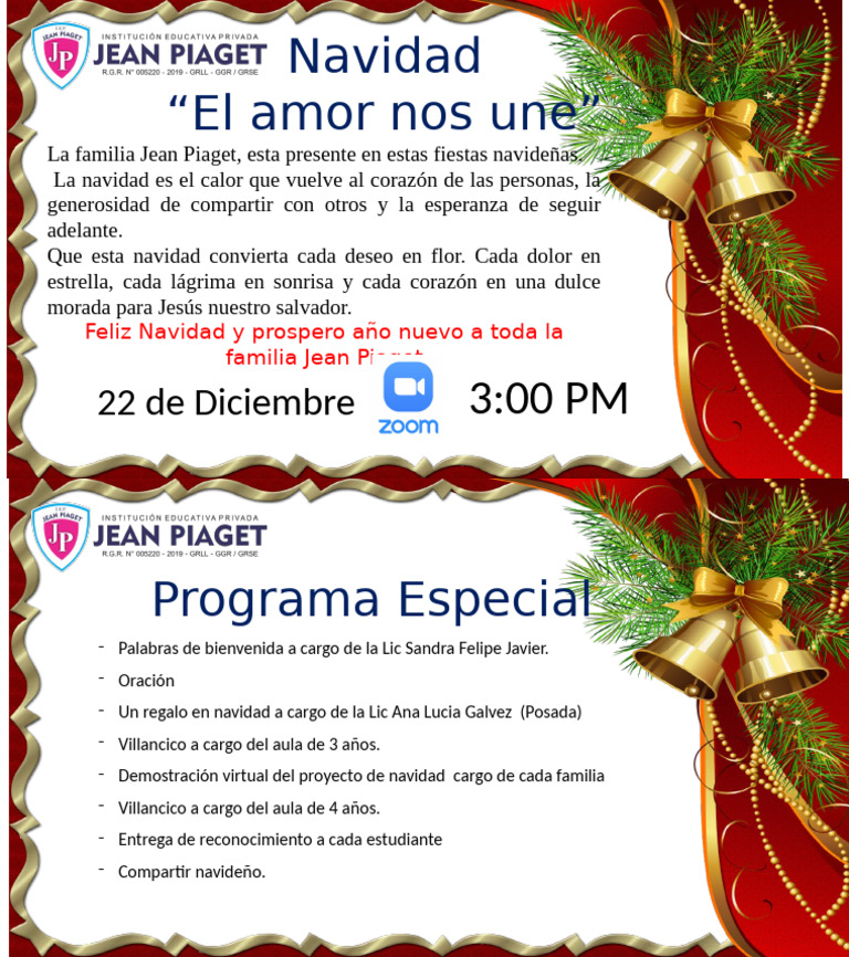 Programa de Navidad | PDF