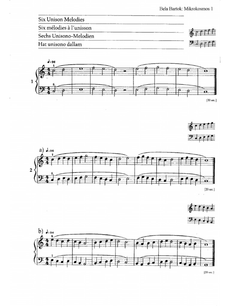 Bartok 2 Serie | PDF