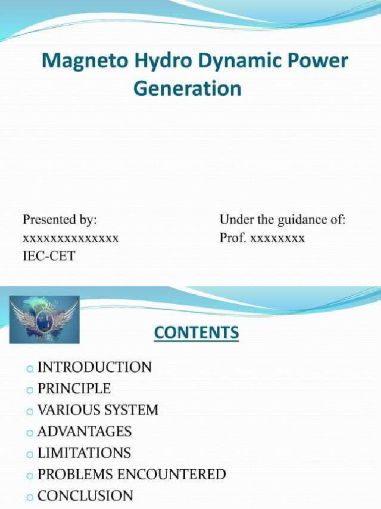 MHD Power Generation | PDF