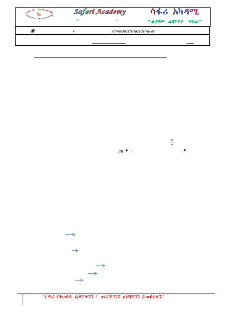 1st Semester Chemistry Worksheet For Grade 10 | PDF | Solubility ...