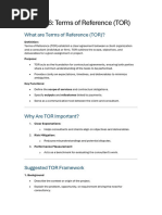 Terms of Reference (Template) : Consultant Services For Research ...