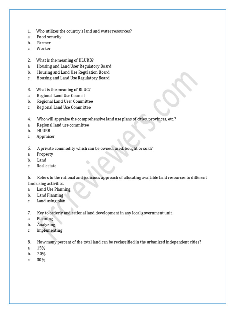Land Use Planning and Resource Management | PDF | Zoning | Sea
