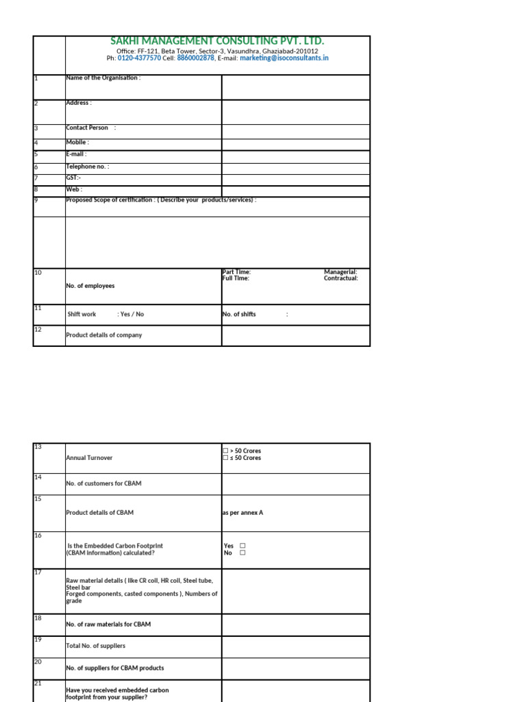 CBAM Certification Application Details | PDF | Welding | Construction