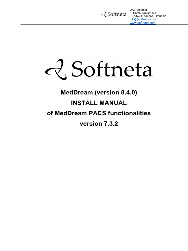 MedDream PACS Premium Install Manual | PDF | Virtual Private Network ...