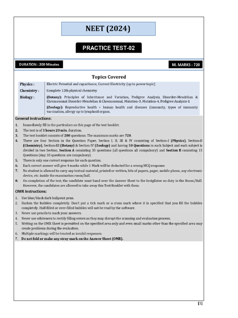 Practice Test 02 | PDF