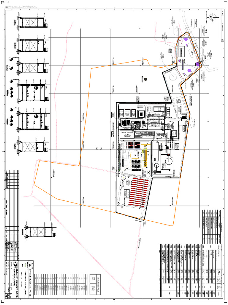 C3175-DWG-M-25 - PIPE RACK LAYOUT Model | PDF